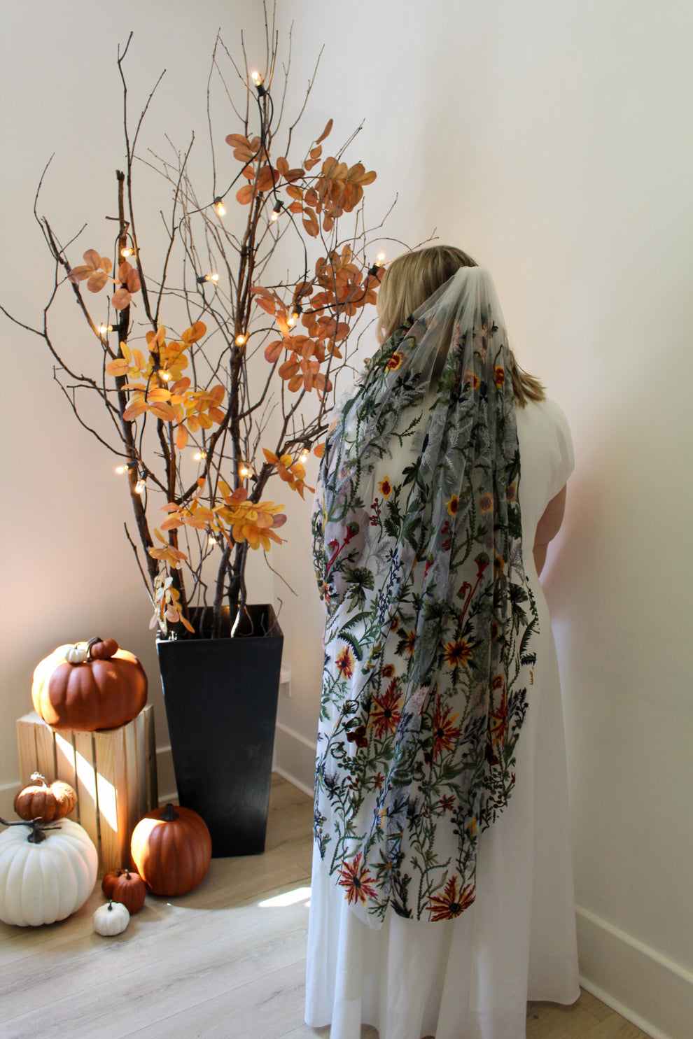 Enchanted Forest | Floral Wedding Veil – Belle Botanical Creations LLC