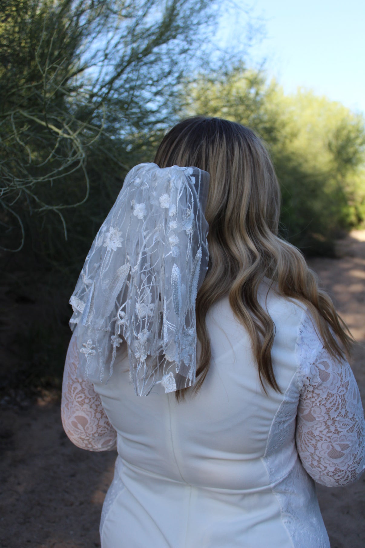 2-Tier Mini Wildflower | Floral Wedding Veil – Belle Botanical Creations LLC